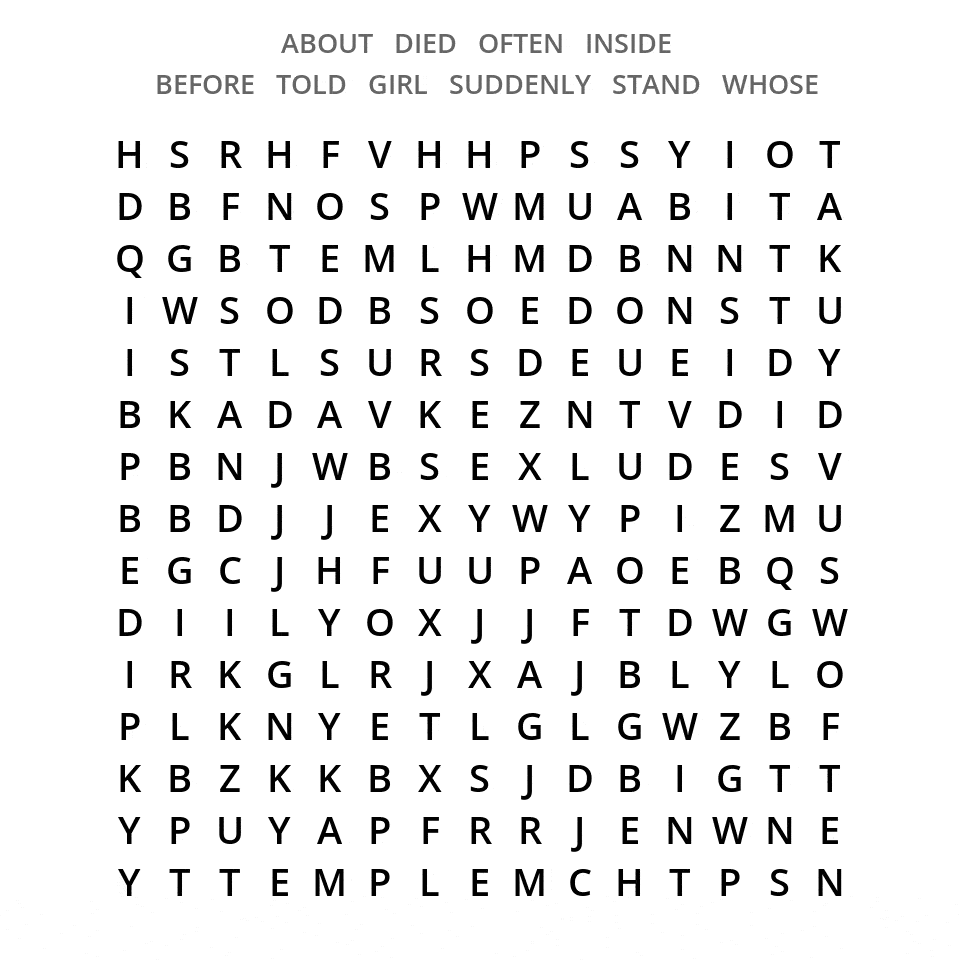 Random Word Searches Archives - The Word Search Site